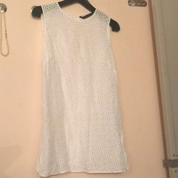 Zara | Swim | Zara White Mesh Cover Up Medium | Poshmark